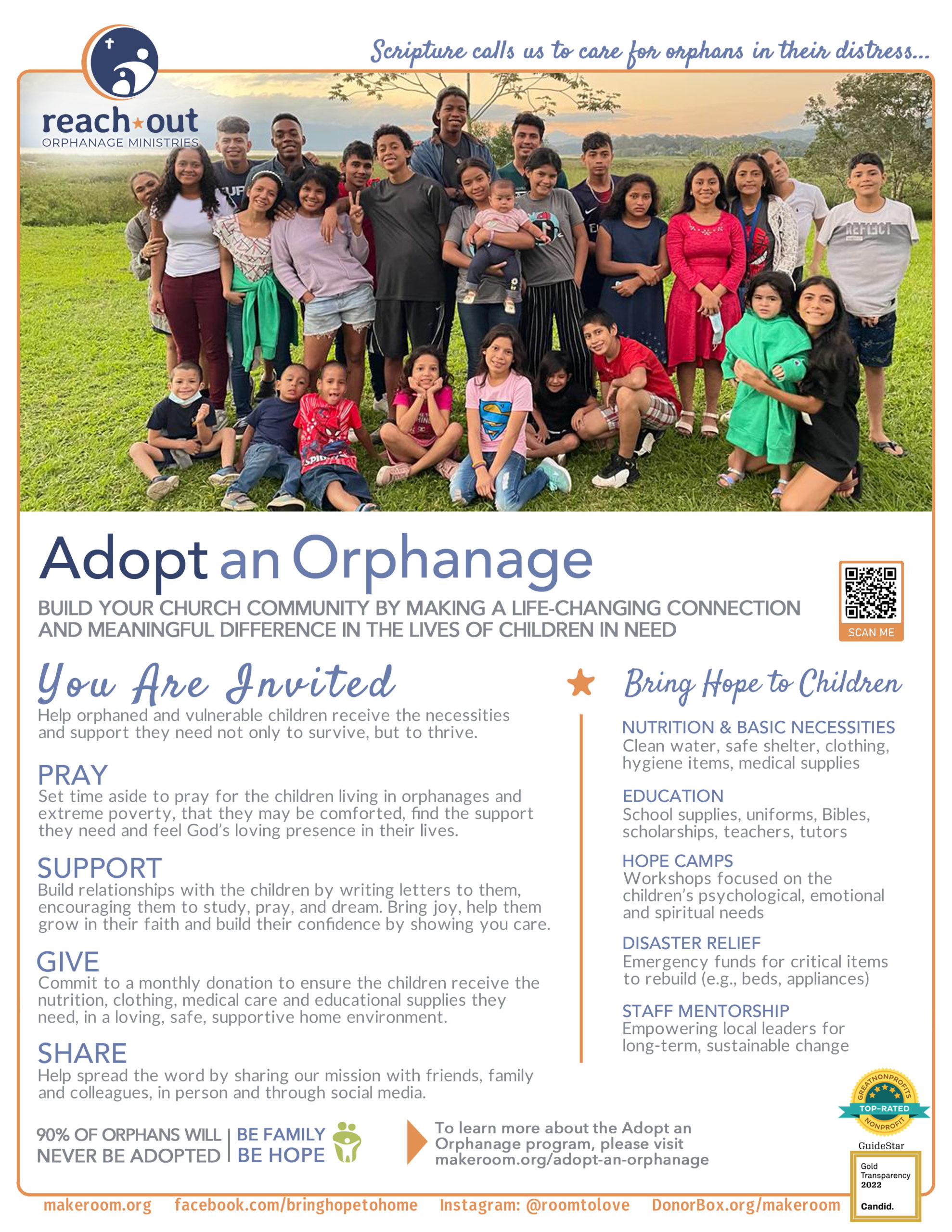 Adopt an Orphanage - Reach Out Orphanage Ministries